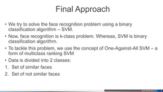 Face recognition svm+pca | PPTX
