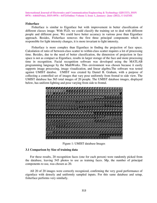 Face Recognition Across Pose With Estimation Of Pose Parameters Pdf
