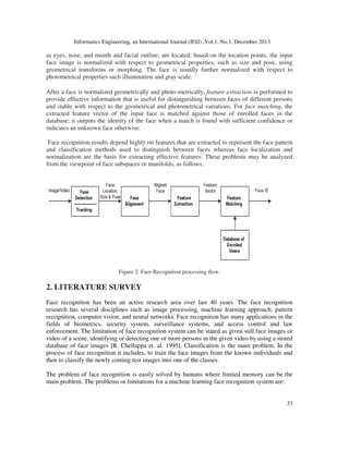 Face recognition a survey | PDF | Artificial Intelligence | Technology ...