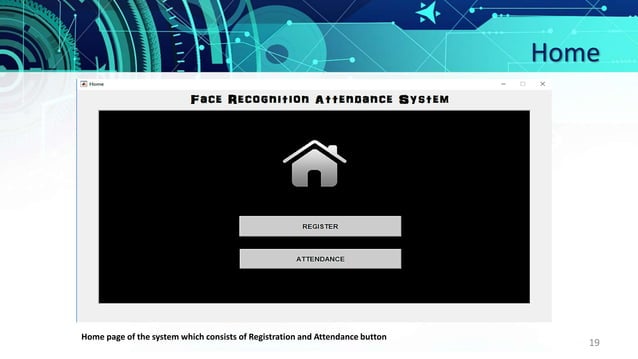Face recognition attendance system | PPTX
