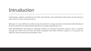 Face Recognition Attendance System using SVM.pptx
