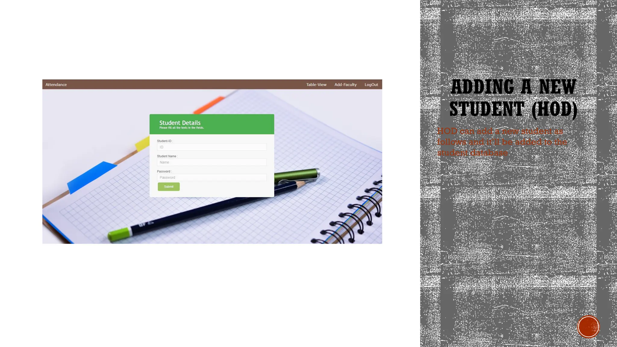 Face Recognition Based Attendance System Pptx