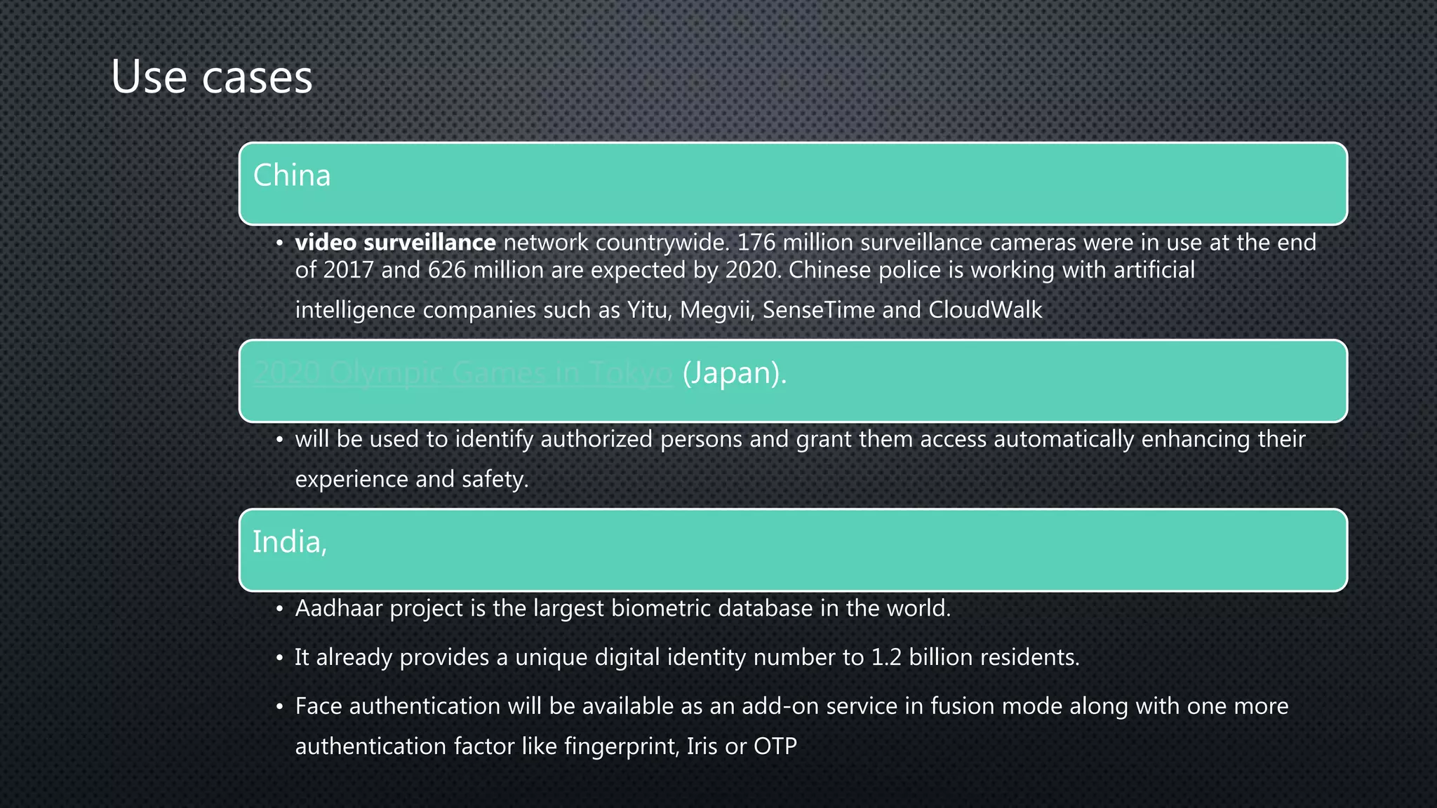 Deep learning on face recognition (use case, development and risk) | PPTX