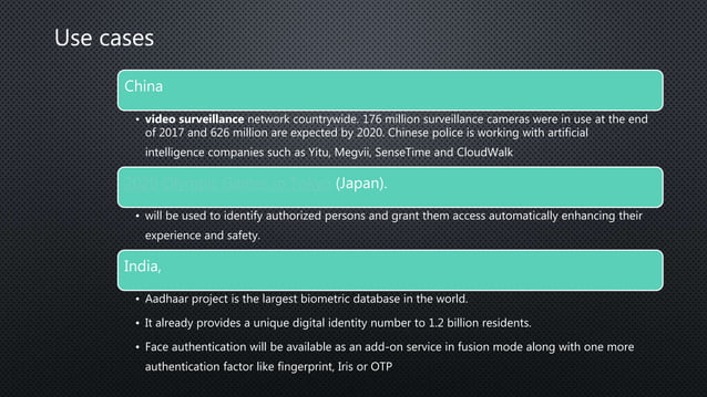 Deep Learning On Face Recognition Use Case Development And Risk Pptx Artificial