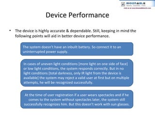 Face Recognition Device F710 | PPT