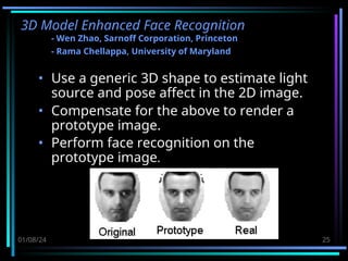 FaceRecognition for biometry researchers | PPT