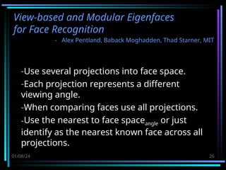 FaceRecognition for biometry researchers | PPT