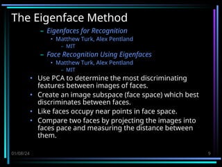 FaceRecognition for biometry researchers | PPT