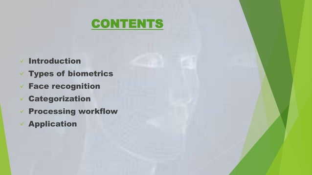 Face recognition ppt | PPT