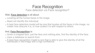 Face Recognition - Deep Learning | PPTX