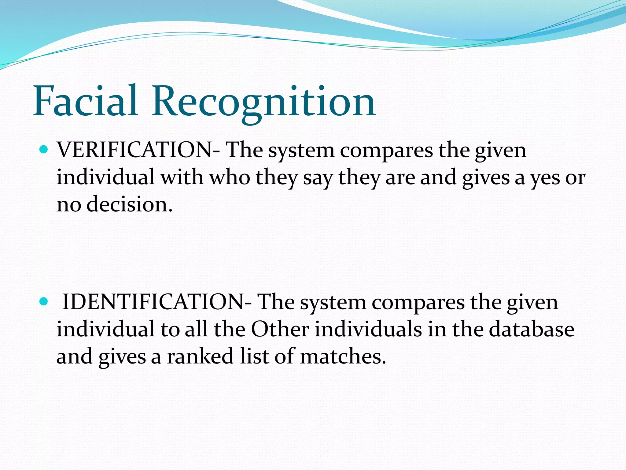 Face Recognition Systemtechnology Pptx Operating Systems Computer Software And Applications