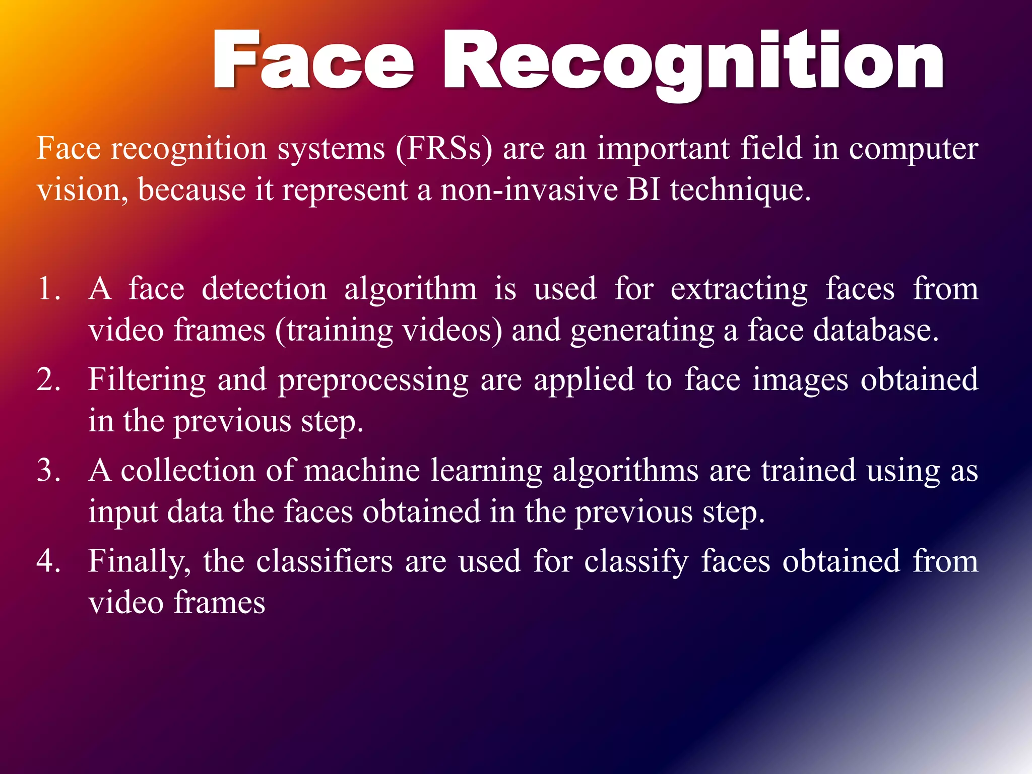 Face recognition technology | PPTX