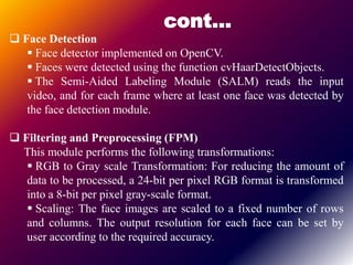 Face recognition technology | PPTX