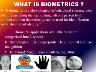 Face recognition technology | PPTX