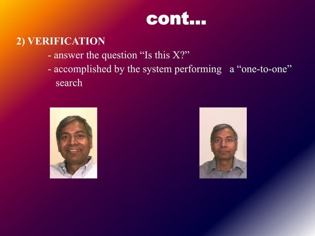 Face Recognition Technology Pptx Computing Technology And Computing