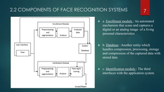 Face recognition technology - BEST PPT | PPSX