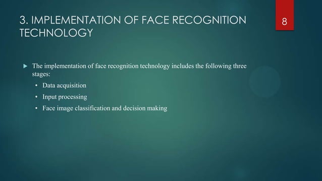 Face recognition technology - BEST PPT | PPSX