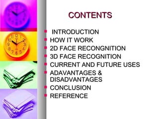 Face recognition technology | PPT