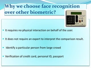 Face Recognition Technology | PPTX | Technology & Computing