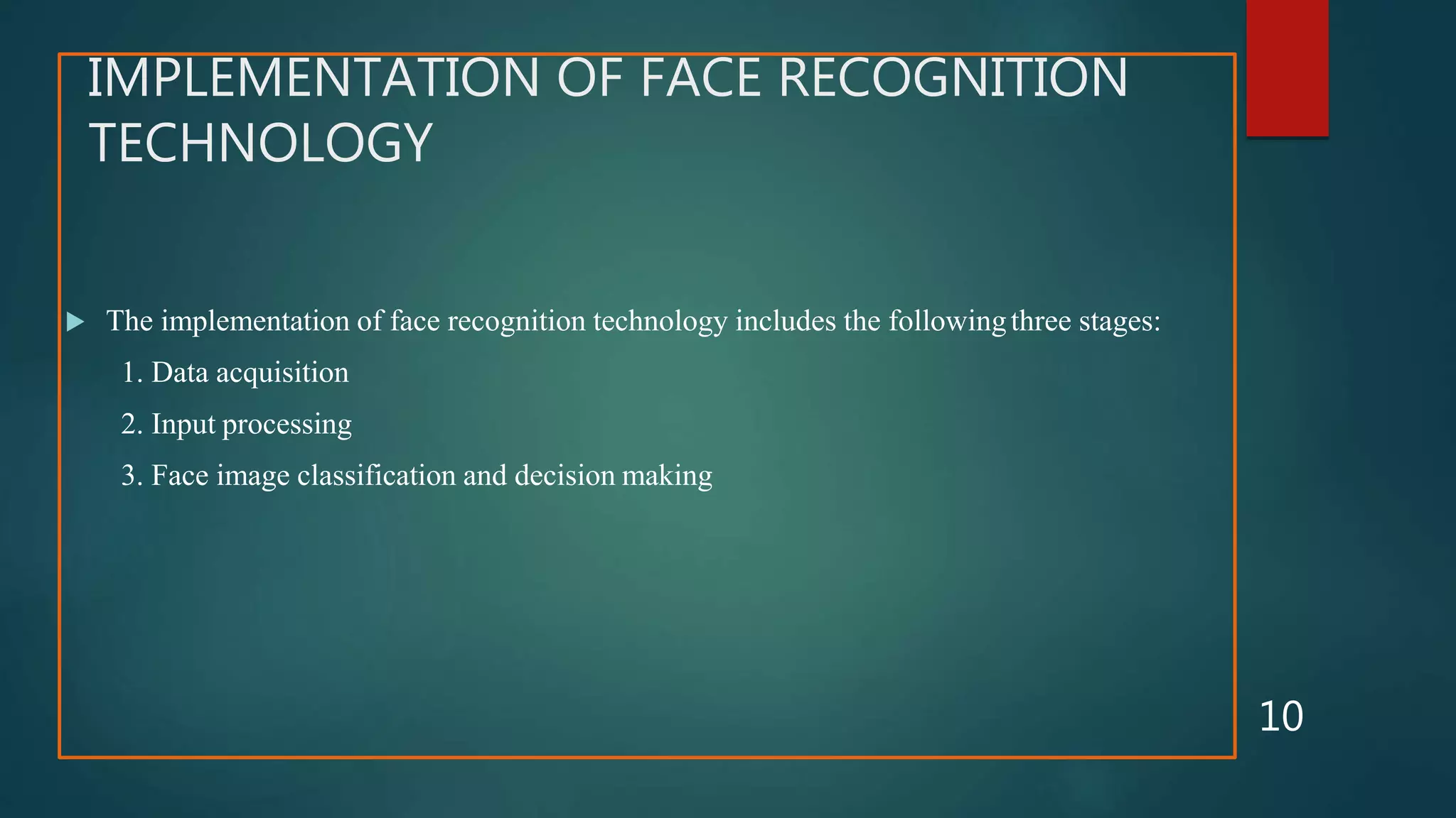Face recognition technology | PPTX