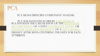 Face Recognition using PCA-Principal Component Analysis using MATLAB | PPTX