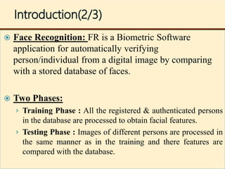 Face Recognition using Skin Color | PPTX
