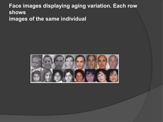 Face recognition with age | PPTX