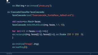 Face recognition with c++ | PPT