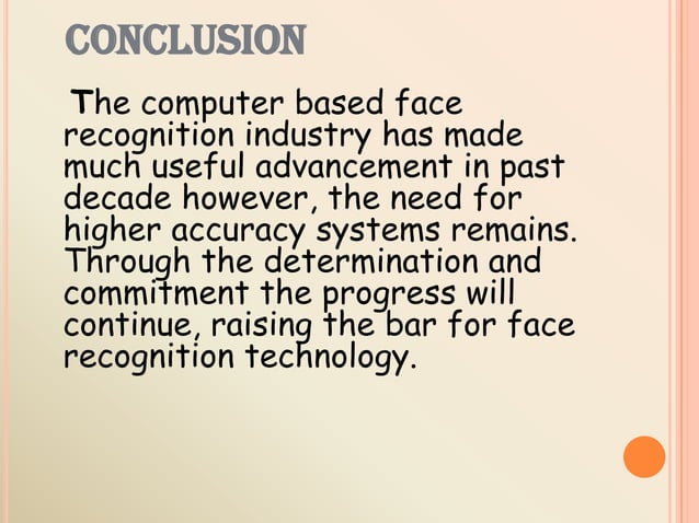 Face recognization | PPTX