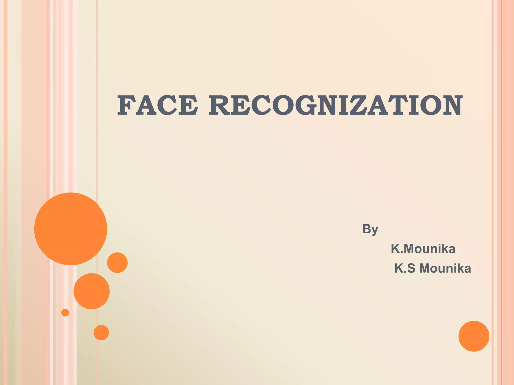 Face recognization 1 | PPTX