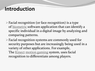 Face recogntion Using PCA Algorithm | PPTX | Physics | Science