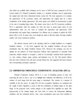 Face recogntion using PCA algorithm | PDF