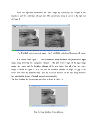 Face recogntion using PCA algorithm | PDF