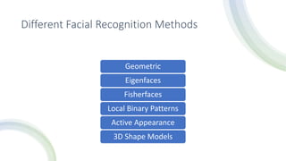 Face Recongnition using Machine Learning | PPTX | Artificial ...