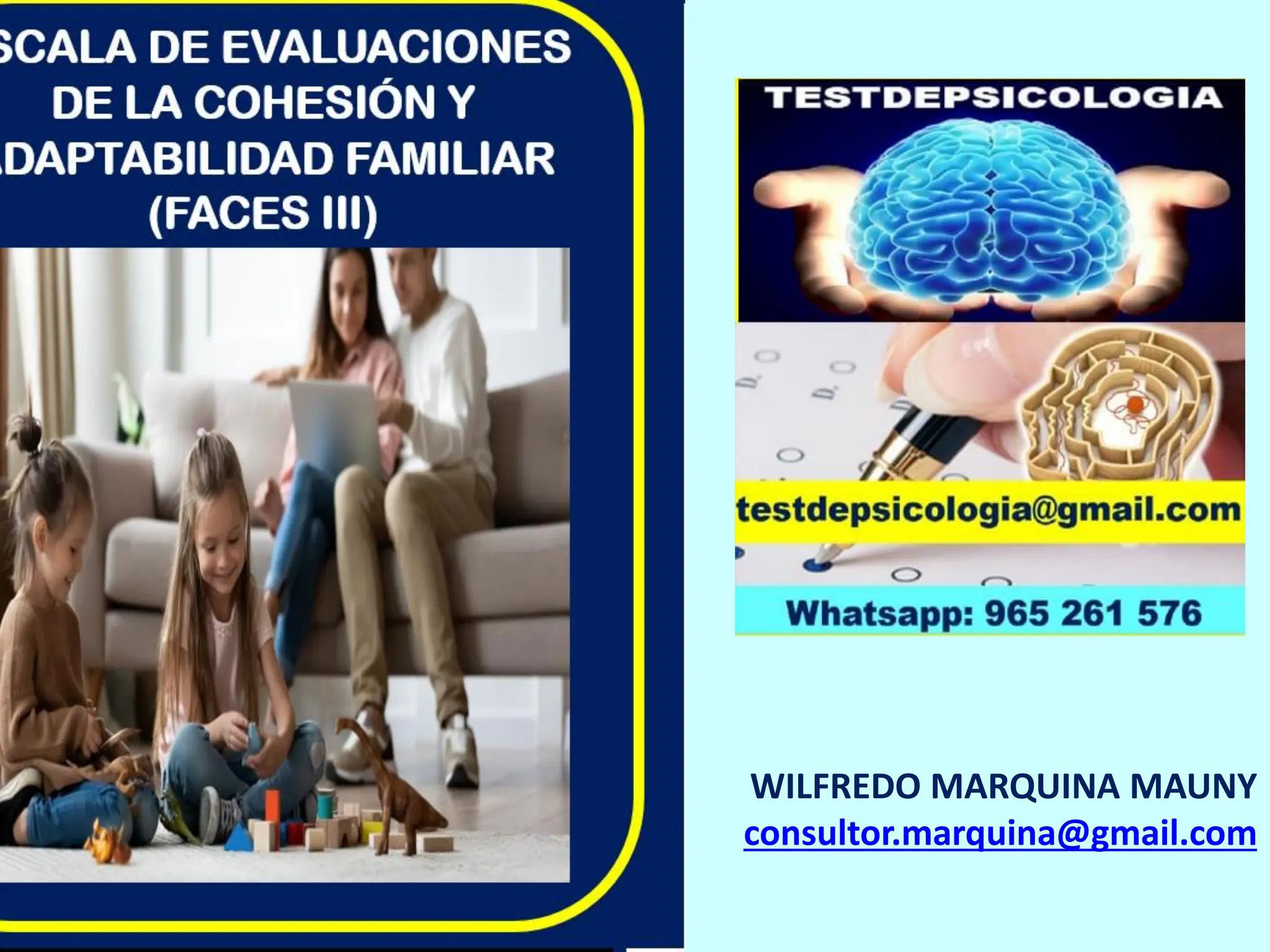 ESCALA DE EVALUACIÓN DE LA COHESIÓN Y ADAPTABILIDAD FAMILIAR - FACES ...