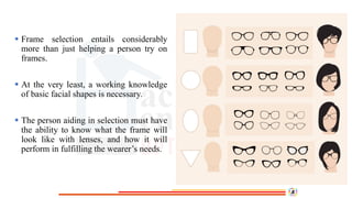 FACE SHAPES-SPECTACLE DISPENSING BY OPTOM.JITHIN JOHNEY | PDF