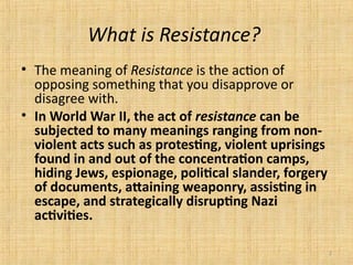 Faces of resistance | PDF