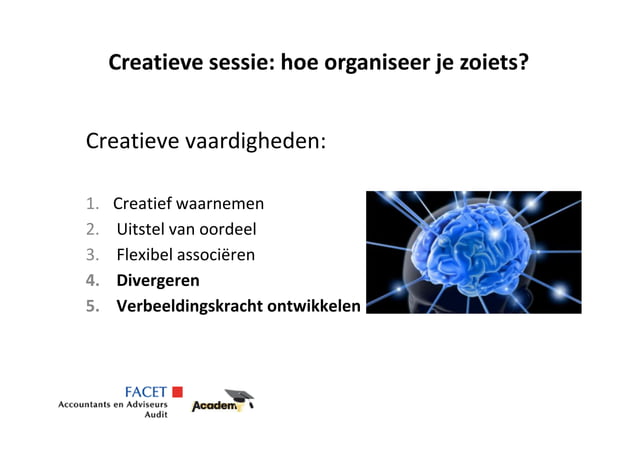 FACET academy creativiteit | PPT