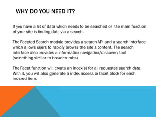 Facet and Search API | PDF | Search | Internet