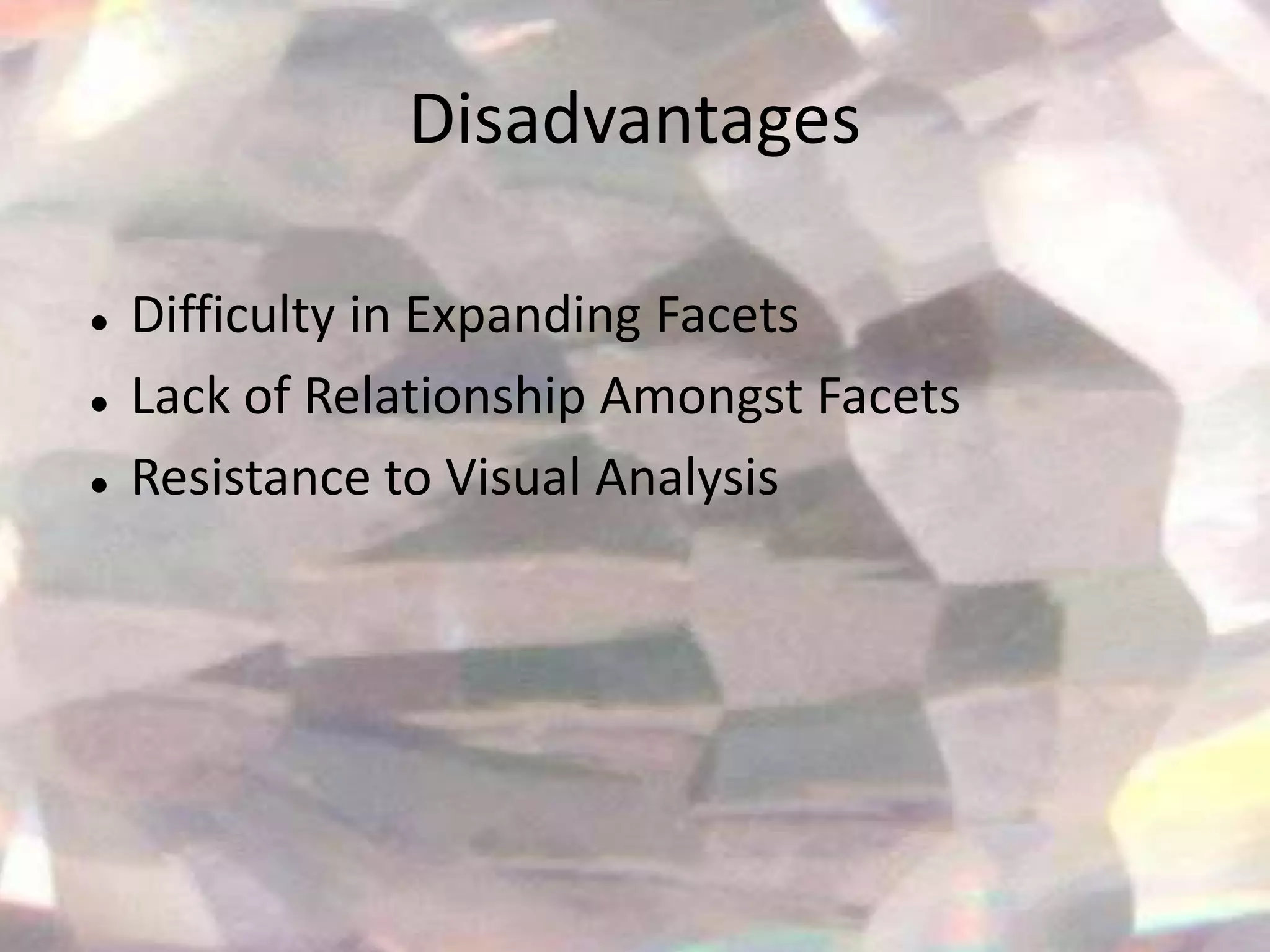Faceted Classification System In Libraries Pptx