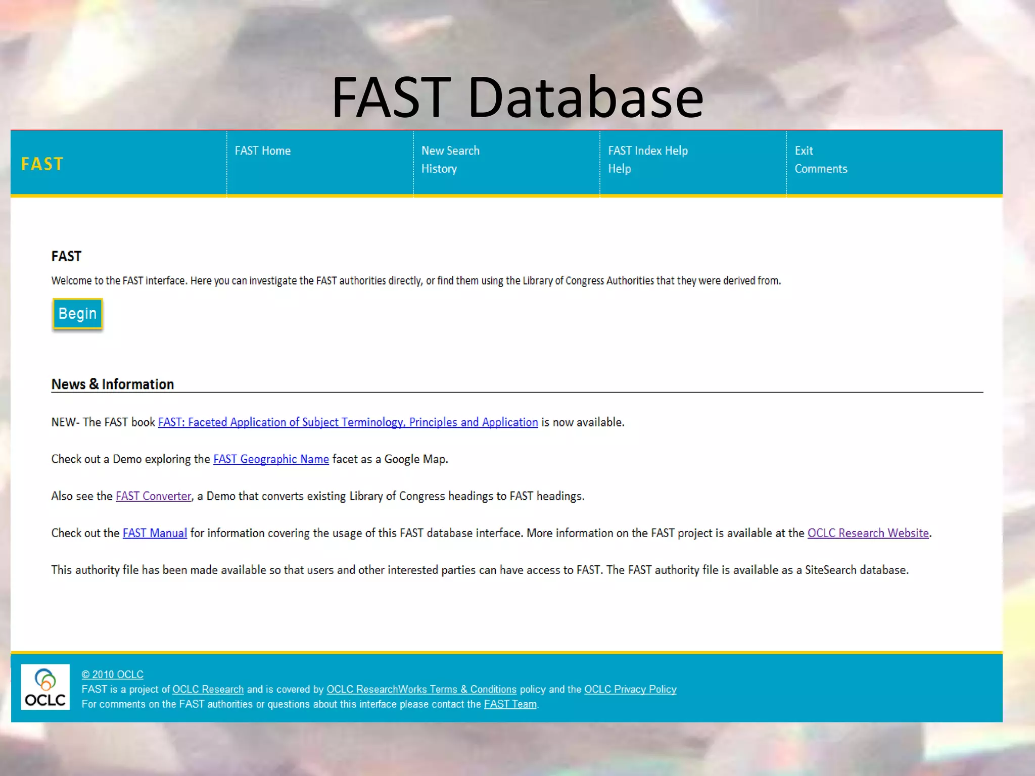 Faceted Classification System In Libraries Pptx
