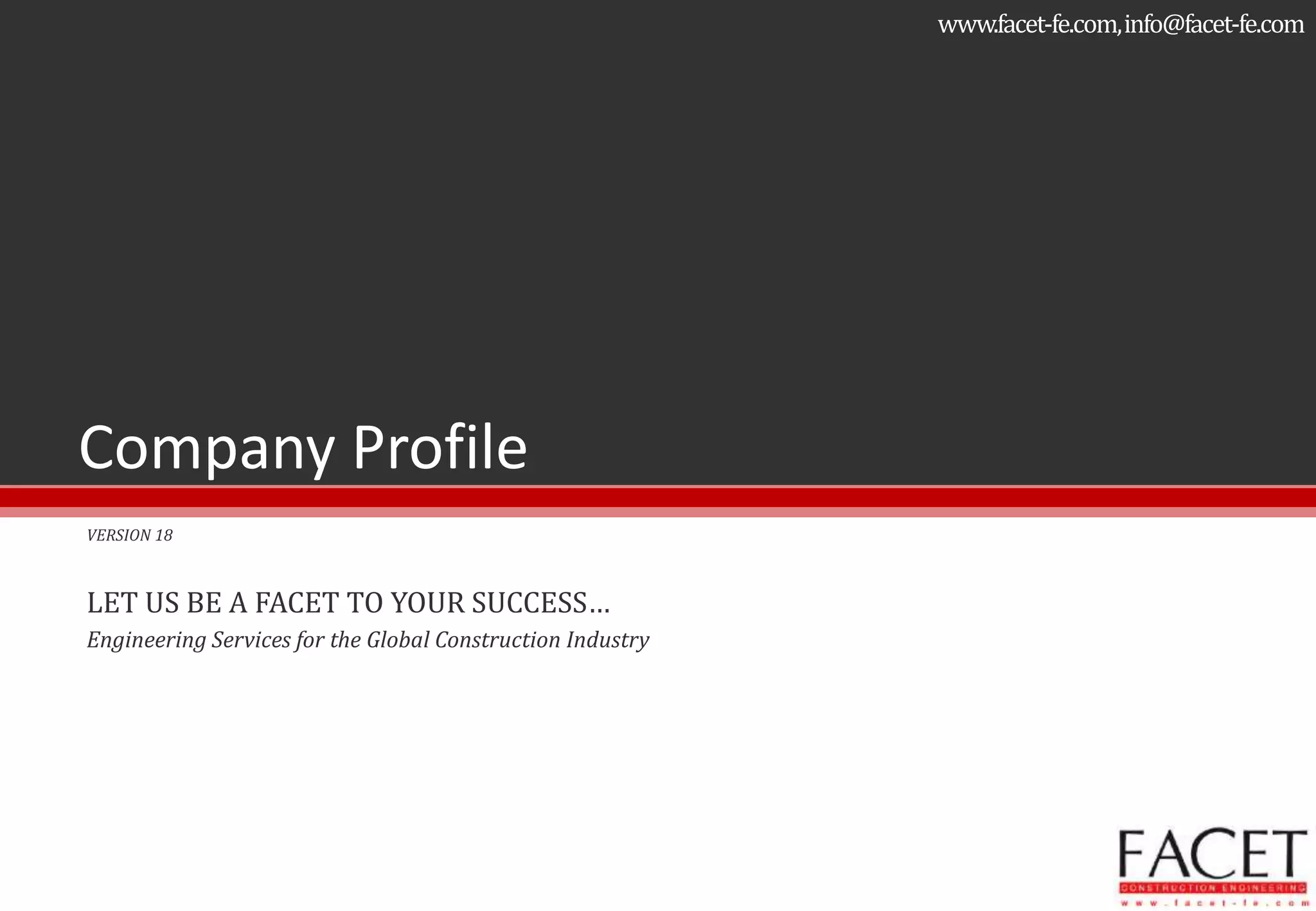 Facet Company Profile Version 19.09.11