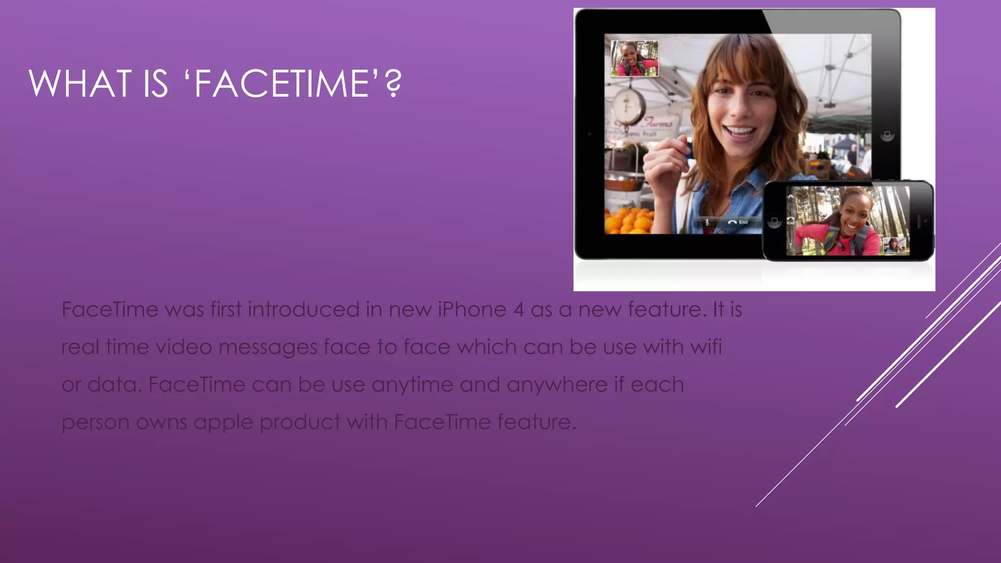 Face time | PPTX | Web Conferencing | Computer Software and Applications