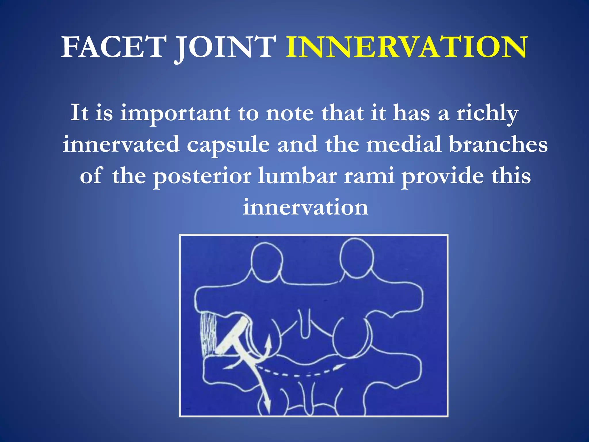 Facet joint injection | PPTX