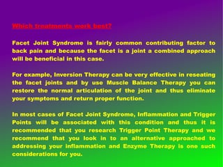 Facet Joint Syndrome | ODP