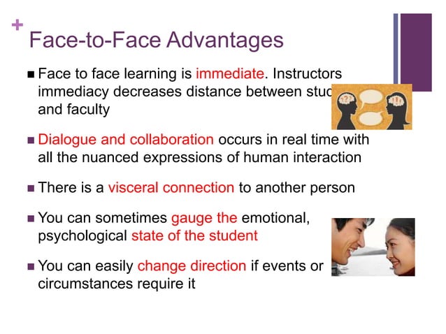 Face to face and online learning | PPTX | Online Education | Education