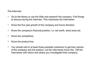 Face To Face Interview | PPT