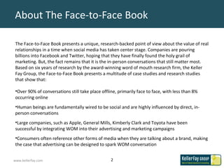 Face to Face Summary Slides Data | PPT