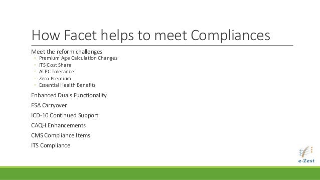 Facets™ enterprise core administration platform tri zetto