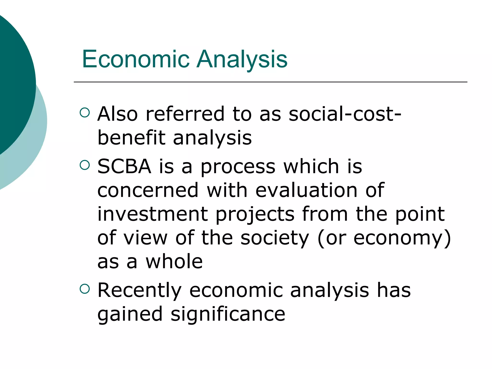 Facets of project analysis | PPT